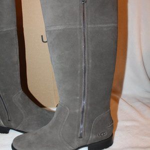 UGG | Shoes | New Ugg Sorensen Knee High Suede Boots Slate Gray | Poshmark